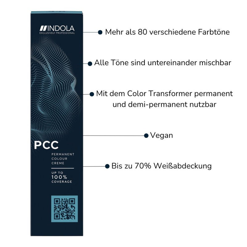 Indola PCC Permanent Color Cream 7.03 Mittelblond Natur Gold 60ml-290311